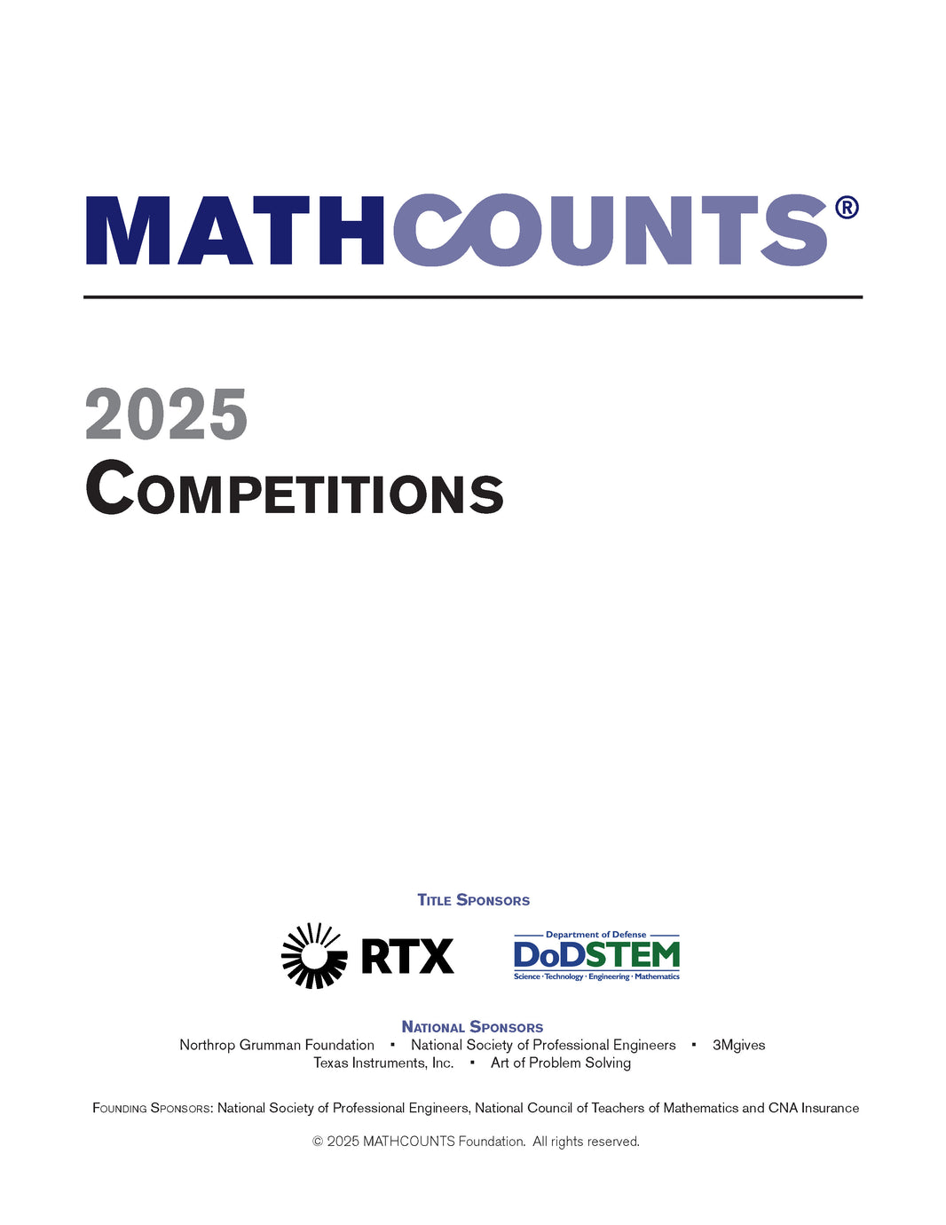 Books & Resources – MATHCOUNTS Store