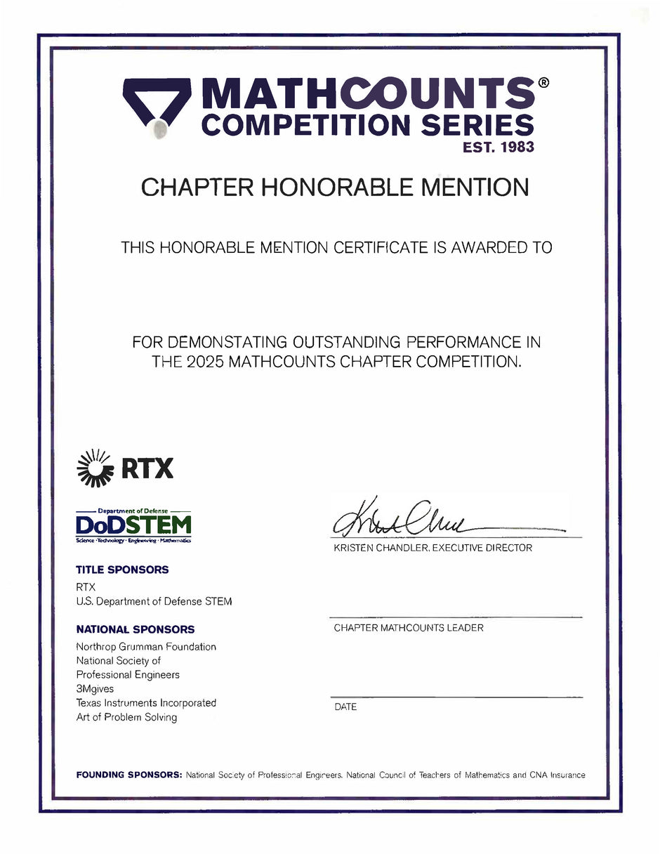 Products – MATHCOUNTS Store