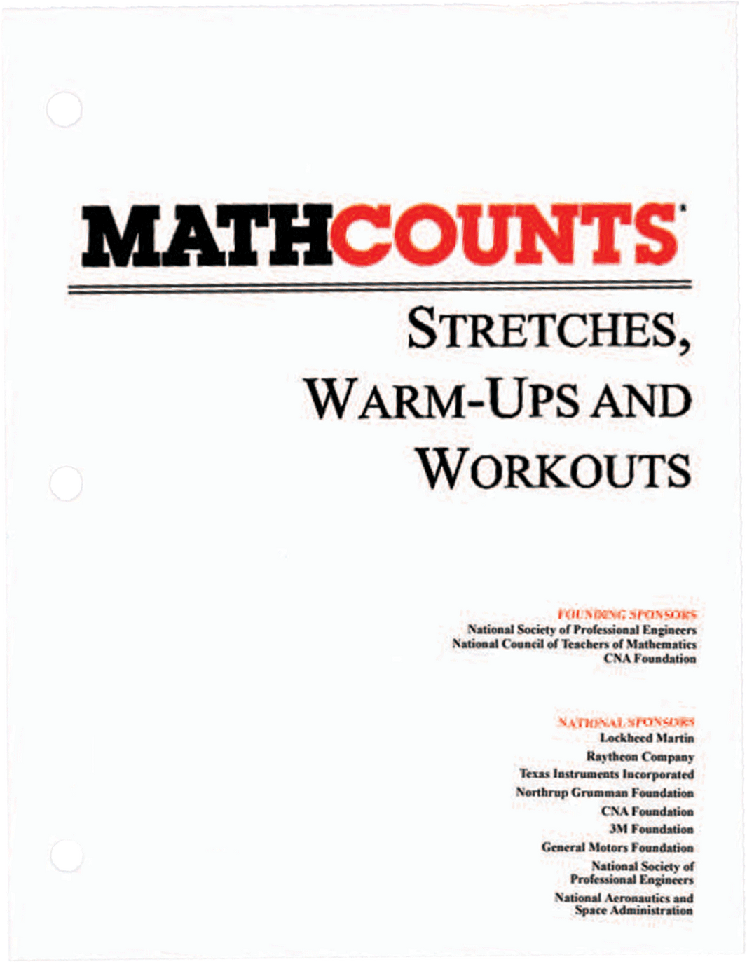 While Supplies Last – MATHCOUNTS Store